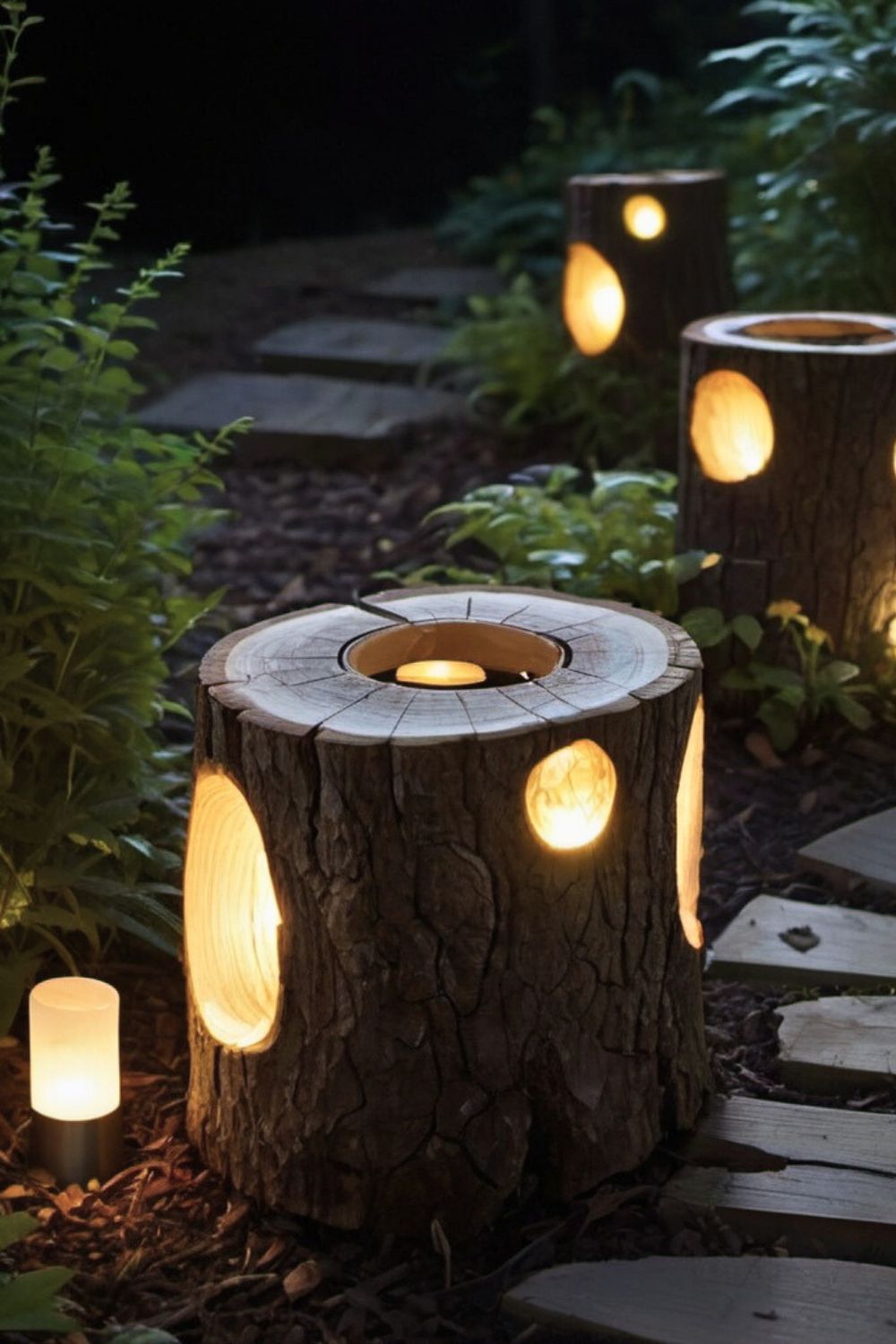 23 Creative Tree Stump Garden Decor Ideas to Spark Your Imagination