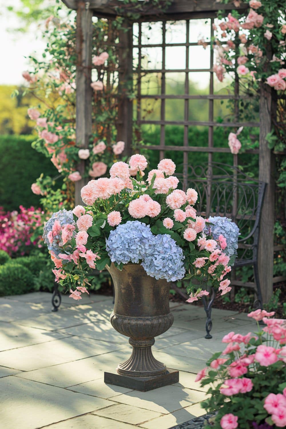 34 Colorful Spring Container Garden Ideas To Brighten Your Front Porch