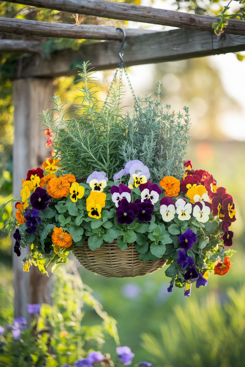 34 Colorful Spring Container Garden Ideas To Brighten Your Front Porch