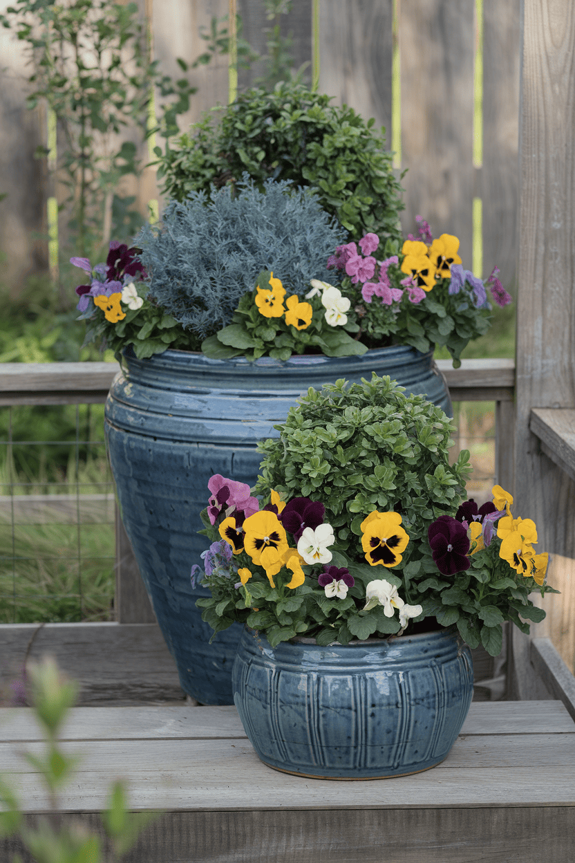 34 Colorful Spring Container Garden Ideas To Brighten Your Front Porch