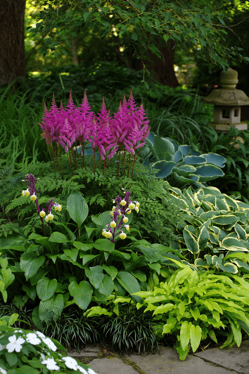 14 Shade Perennials That Grow Tall and Look Stunning in Combinations