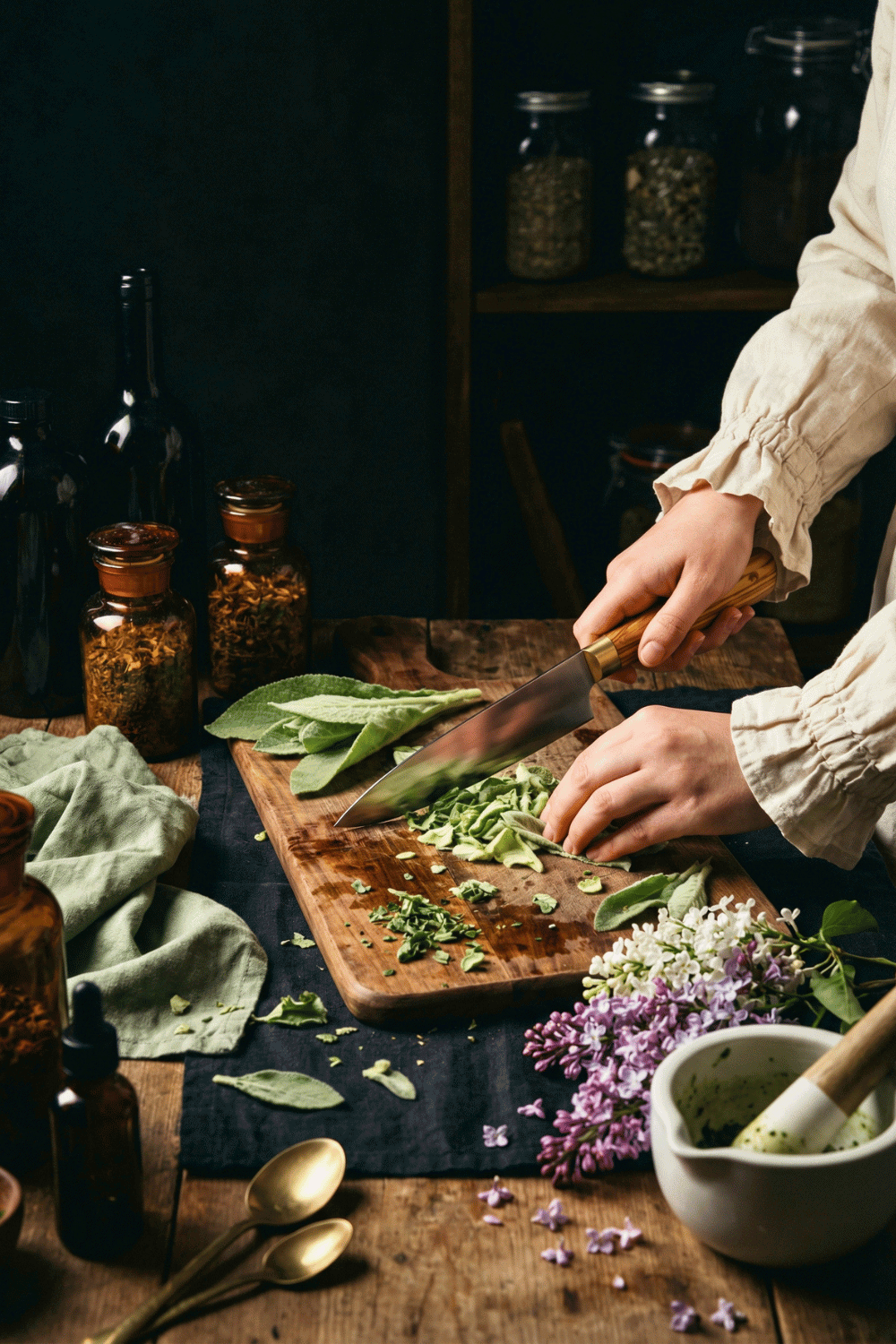 Homemade Mullein Tincture for Coughs and Chest Congestion
